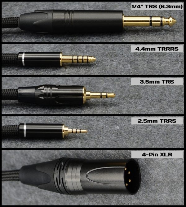 Headphone Cable Connector Types ⋆ Audiophile Ninja